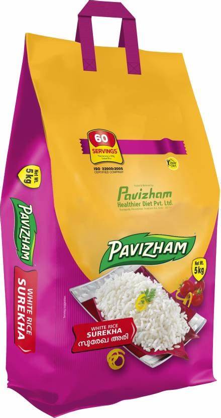 Pavizham Surekha Rice 10kg – Click@Home